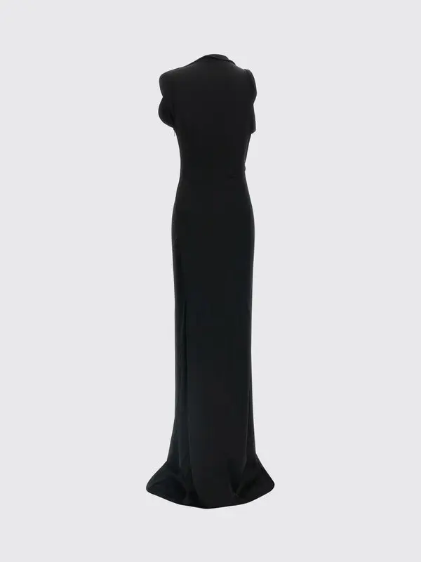 Victoria Beckham One-shoulder Crêpe Evening Gown With Slit