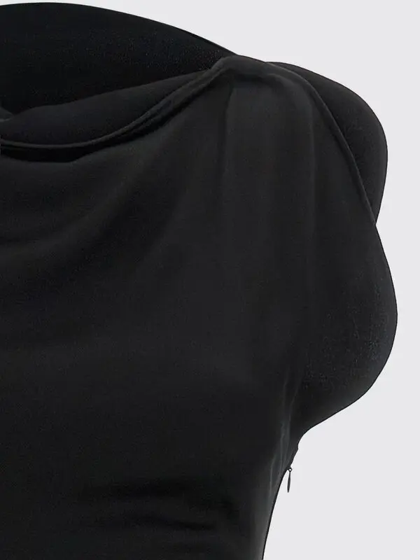 Victoria Beckham One-shoulder Crêpe Evening Gown With Slit