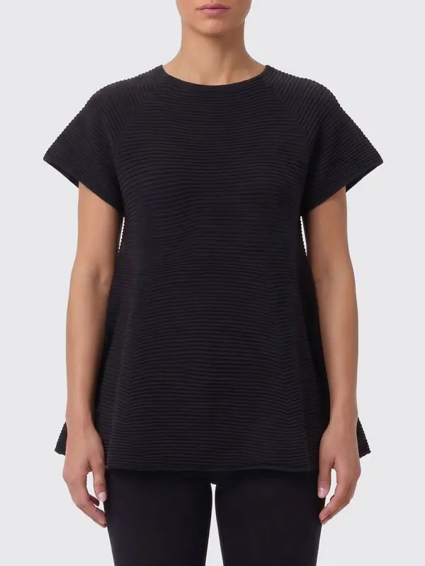 Issey Miyake A-line Short-sleeved Mini Dress - Black