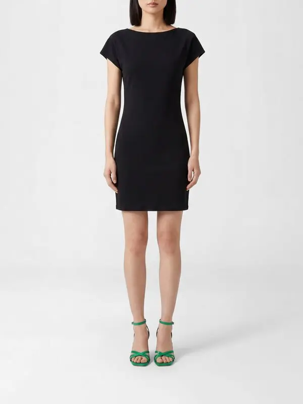 Jacquemus Cut-out Viscose-blend Sheath Mini Dress - Black
