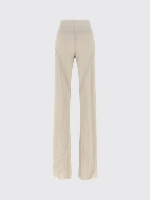 Rick Owens High-waisted Silk Trousers - Beige