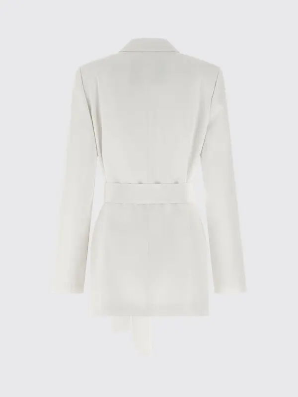 Kiton Belted Double-breasted Blazer - White