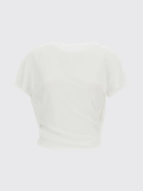 Jacquemus Viscose Blend Draped Top - White