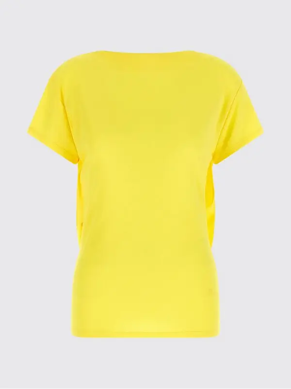 Jacquemus Viscose Blend Draped Top - Yellow