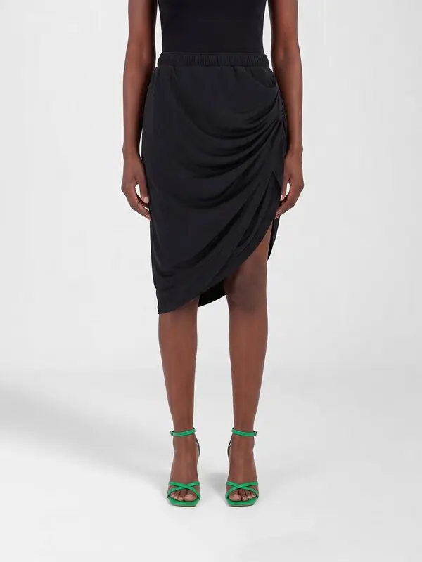 COURREGES Asymmetric Jersey Skirt