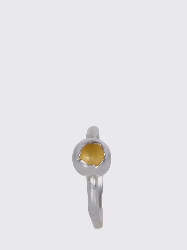 ROSA MARIA 18k Gold And Abstract Ring - Silver