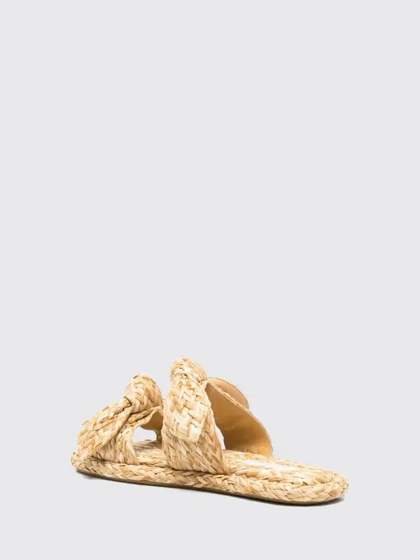 Zimmermann Carousel Raffia Knot Sandals - Natural