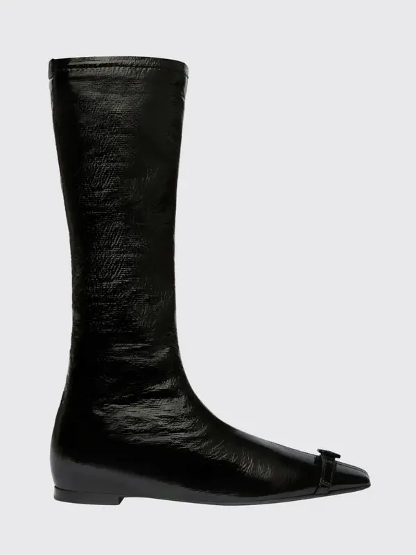COURREGES Patent Leather Tall Boots