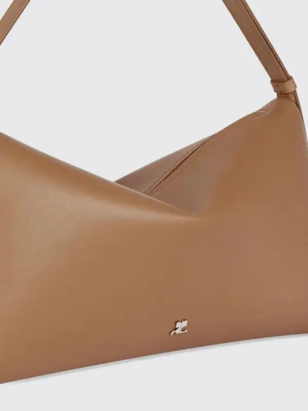 COURREGES Cuff Leather Shoulder Bag