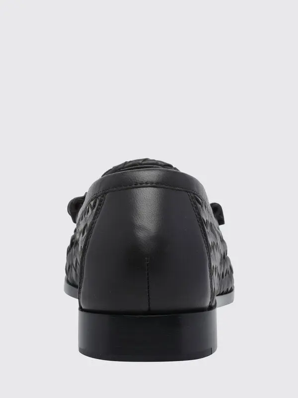 Bottega Veneta Silenzio Intrecciato Leather Loafers - Brown