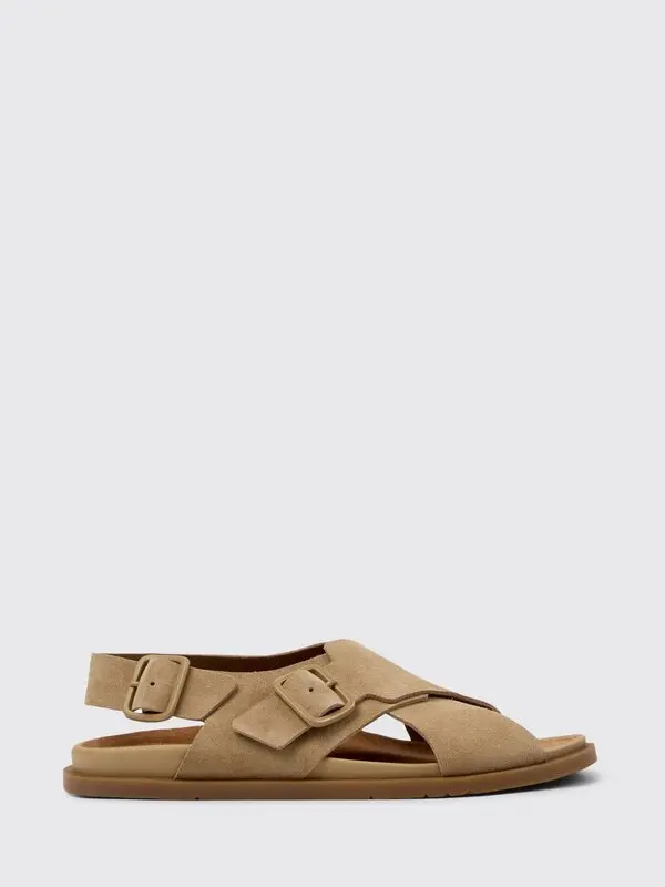 Camper Buckled Strappy Sandals - Brown