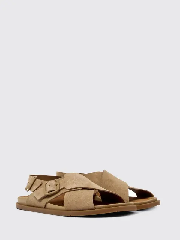 Camper Buckled Strappy Sandals - Brown