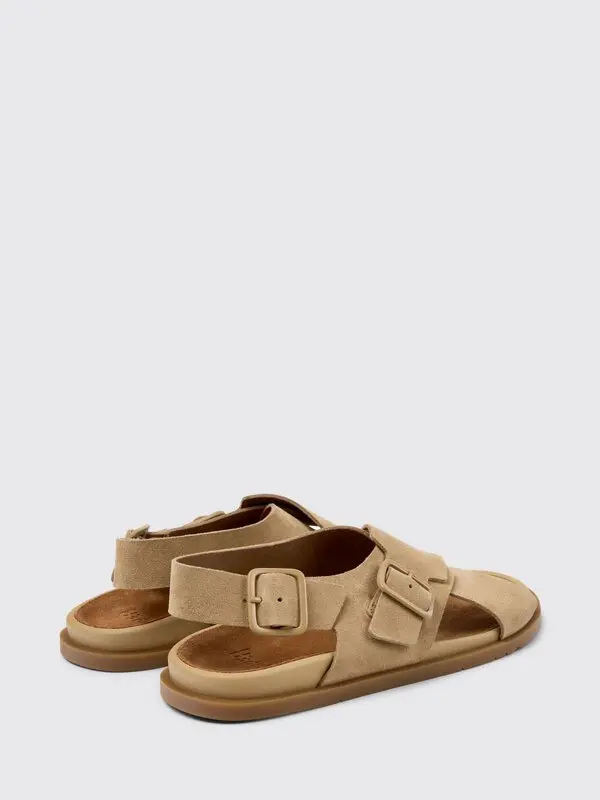 Camper Buckled Strappy Sandals - Brown