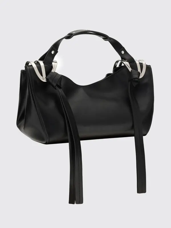 DIESEL® Smooth Calfskin Leather Bag - Black