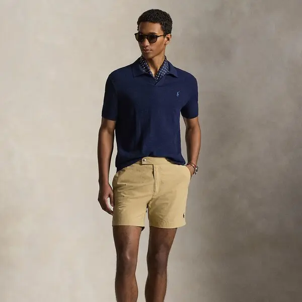 Ralph Lauren 5.75-inch Monaco Swim Trunk - Cafe Tan