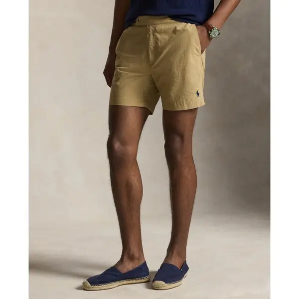 Ralph Lauren 5.75-inch Monaco Swim Trunk - Cafe Tan