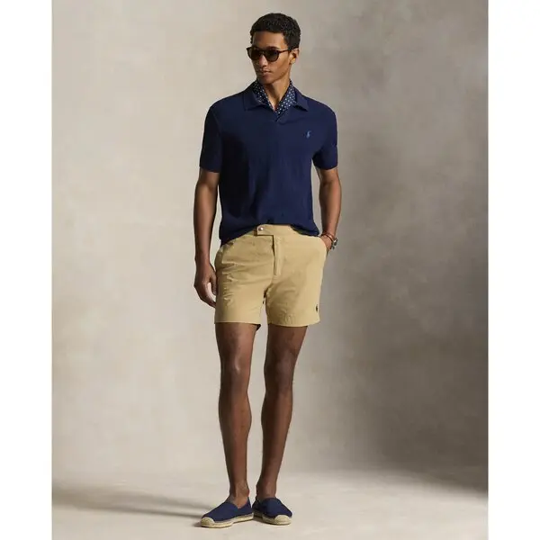 Ralph Lauren 5.75-inch Monaco Swim Trunk - Cafe Tan