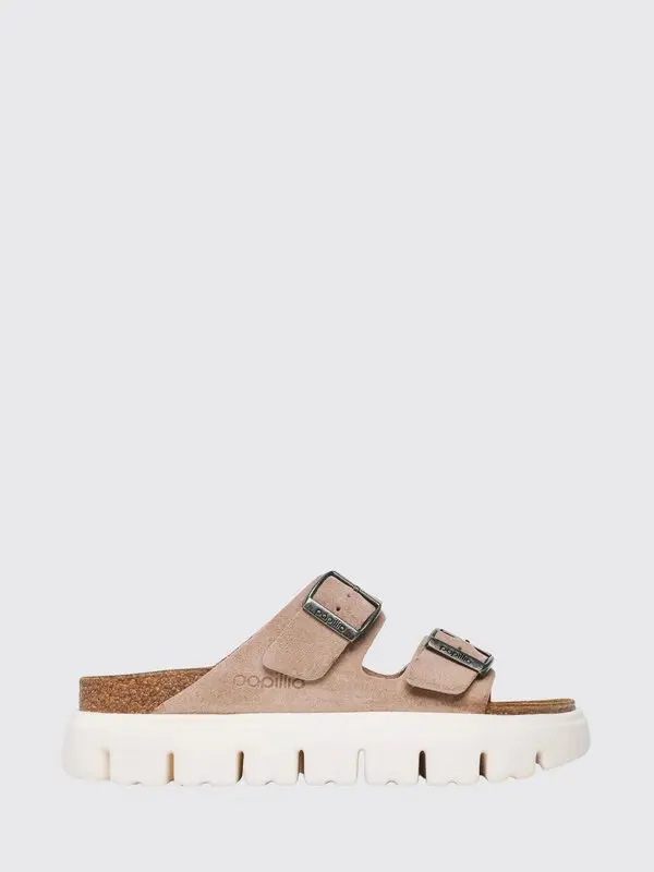 BIRKENSTOCK Heeled Sandal With Buckles - Beige