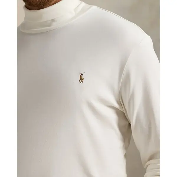 Ralph Lauren Soft Cotton Turtleneck - Nevis