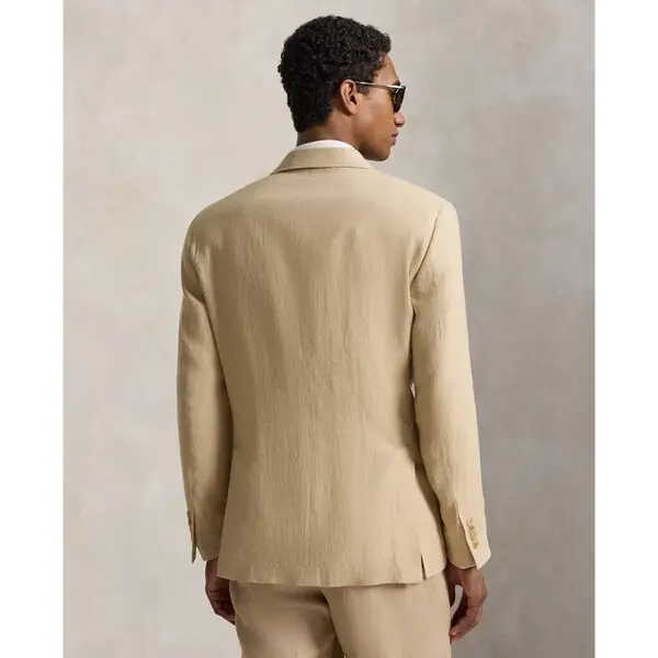 Ralph Lauren Polo Tailored Fit Linen Suit Jacket - Dune Tan