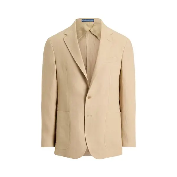 Ralph Lauren Polo Tailored Fit Linen Suit Jacket - Dune Tan