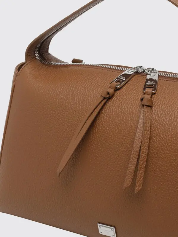 Dolce & Gabbana Vittoria Calfskin Shoulder Bag - Brown