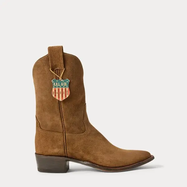Ralph Lauren Plainview Roughout Suede Boots