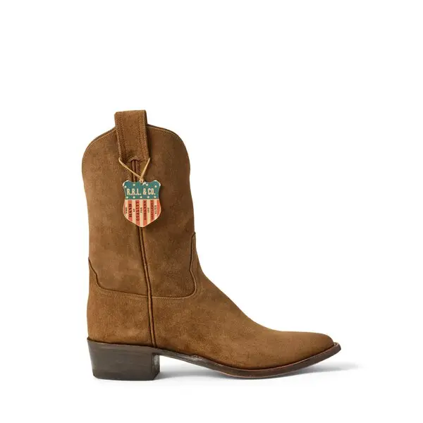 Ralph Lauren Plainview Roughout Suede Boots