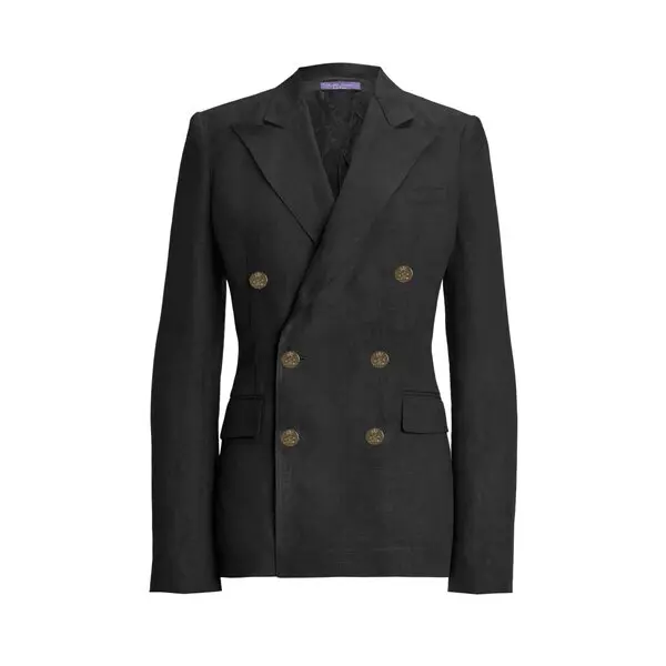Ralph Lauren Camden Linen Jacket - Black