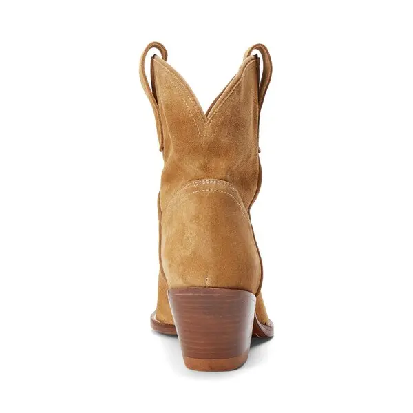 Ralph Lauren Calfskin Suede Western Boots