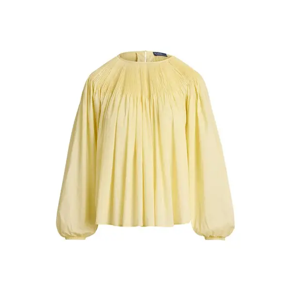 Ralph Lauren Pintucked Shirt - Yellow