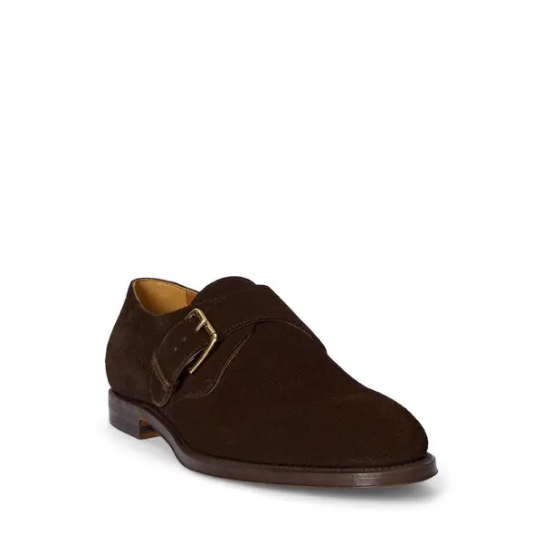 Ralph Lauren Maestra Calf-suede Monk-strap Shoe
