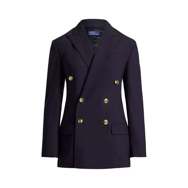 Ralph Lauren Double-breasted Wool-blend Blazer