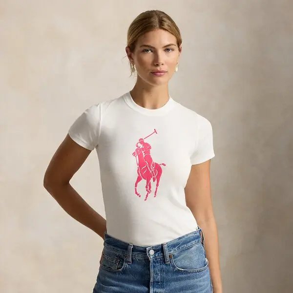 Ralph Lauren Cotton Crewneck Tee - White