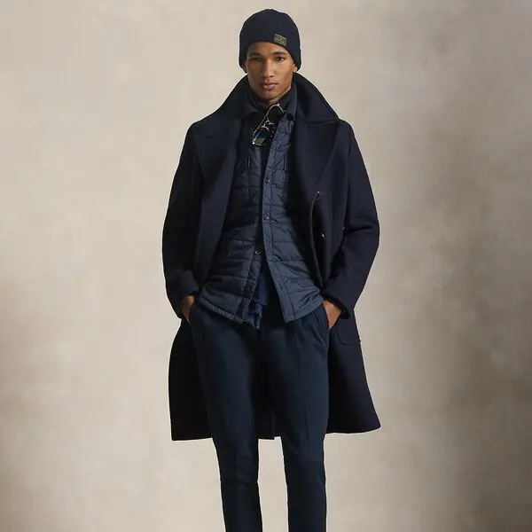 Ralph Lauren Mesh Suit Trousers - Navy