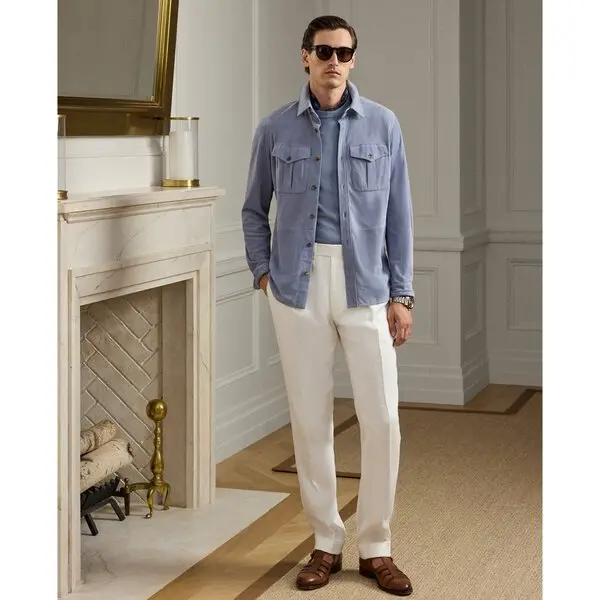 Ralph Lauren Suede Overshirt