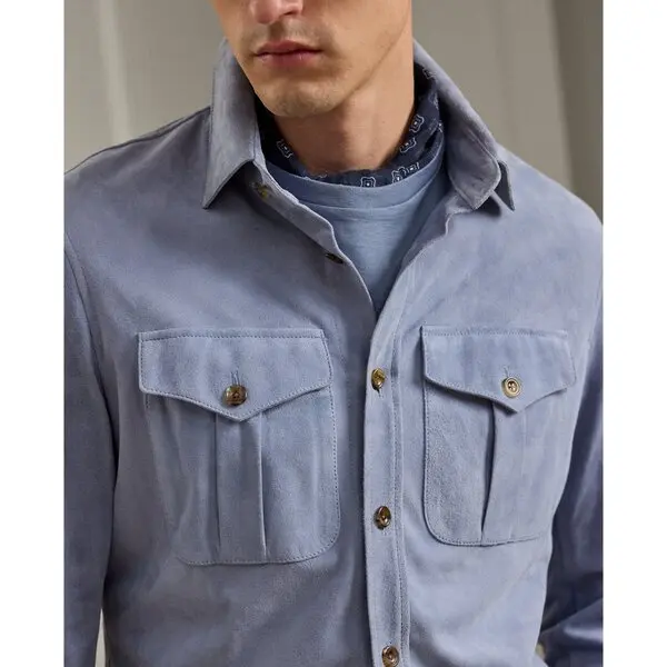 Ralph Lauren Suede Overshirt