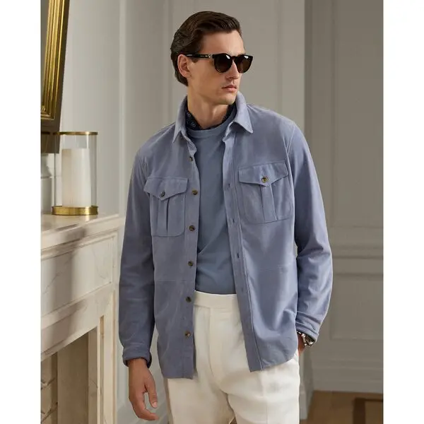 Ralph Lauren Suede Overshirt