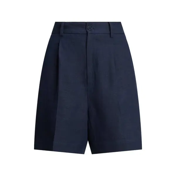 Ralph Lauren Tracy Pleated Linen Short