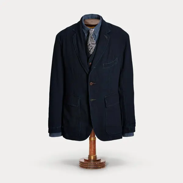 Ralph Lauren Unconstructed Herringbone Sport Coat