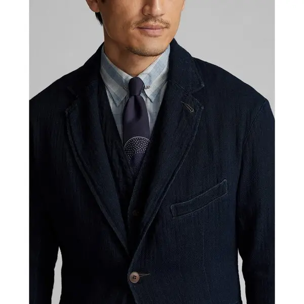Ralph Lauren Unconstructed Herringbone Sport Coat