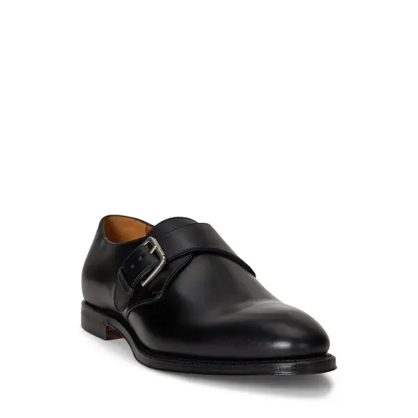 Ralph Lauren Maestra Calfskin Monk-strap Shoe