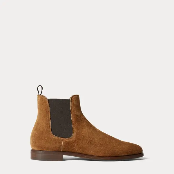 Ralph Lauren Grantly Calf-suede Chelsea Boot