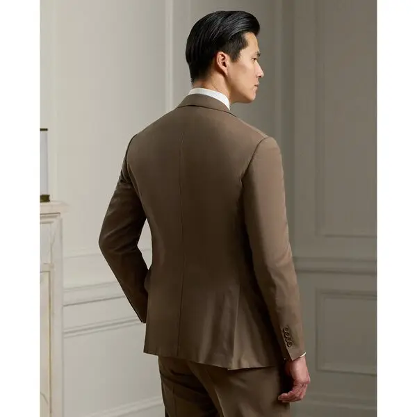 Ralph Lauren Kent Handmade Wool Gabardine Suit - Morrel/mocha