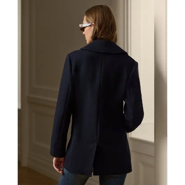 Ralph Lauren Logan Double-faced Wool-cashmere Pea Coat