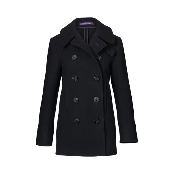 Ralph Lauren Logan Double-faced Wool-cashmere Pea Coat