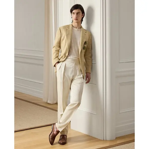 Ralph Lauren Linen Jersey Pocket T-shirt - Limestone