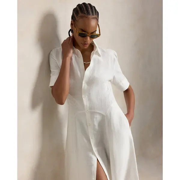 Ralph Lauren Linen A-line Shirtdress