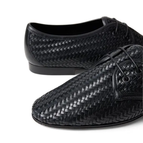 Ralph Lauren Christie Woven Leather Oxford