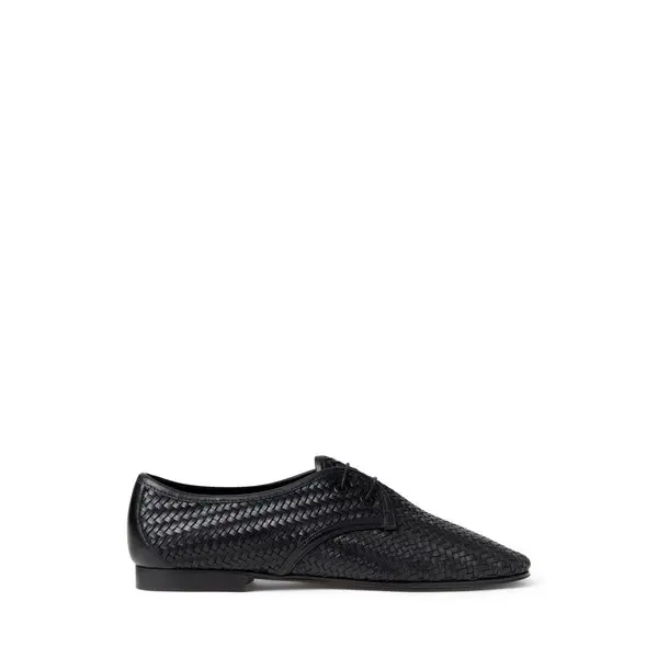 Ralph Lauren Christie Woven Leather Oxford